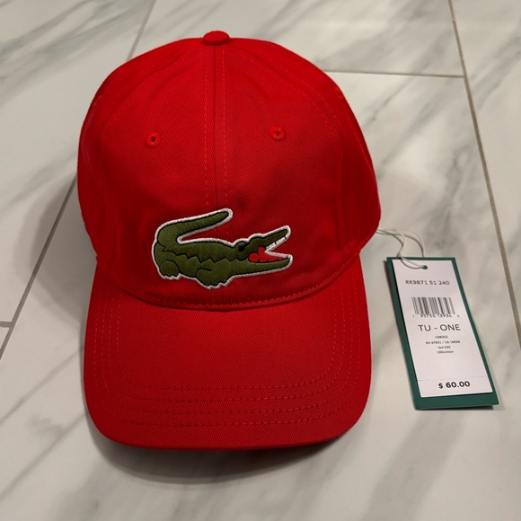 Lacoste | Accessories | Mens Lacoste Big Croc Adjustable Cap | Poshmark